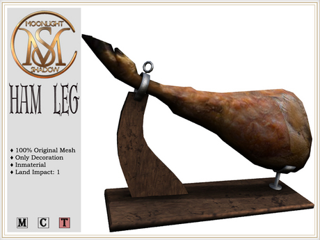 Second Life Marketplace - [MoonSha] Ham Leg (Boxed)